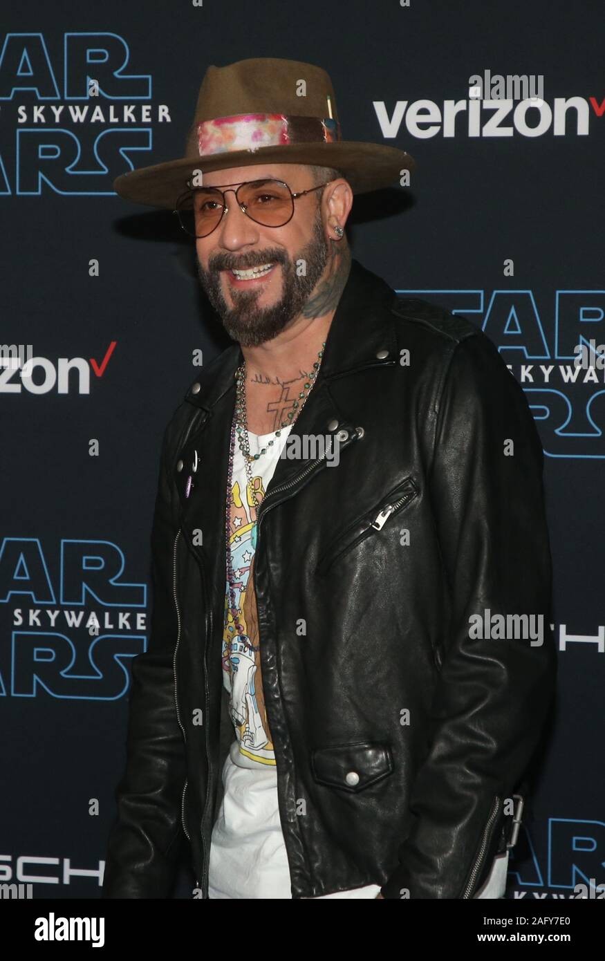 HOLLYWOOD, CA - DECEMBER 16: AJ McLean, at the Premiere Of Disney's ...