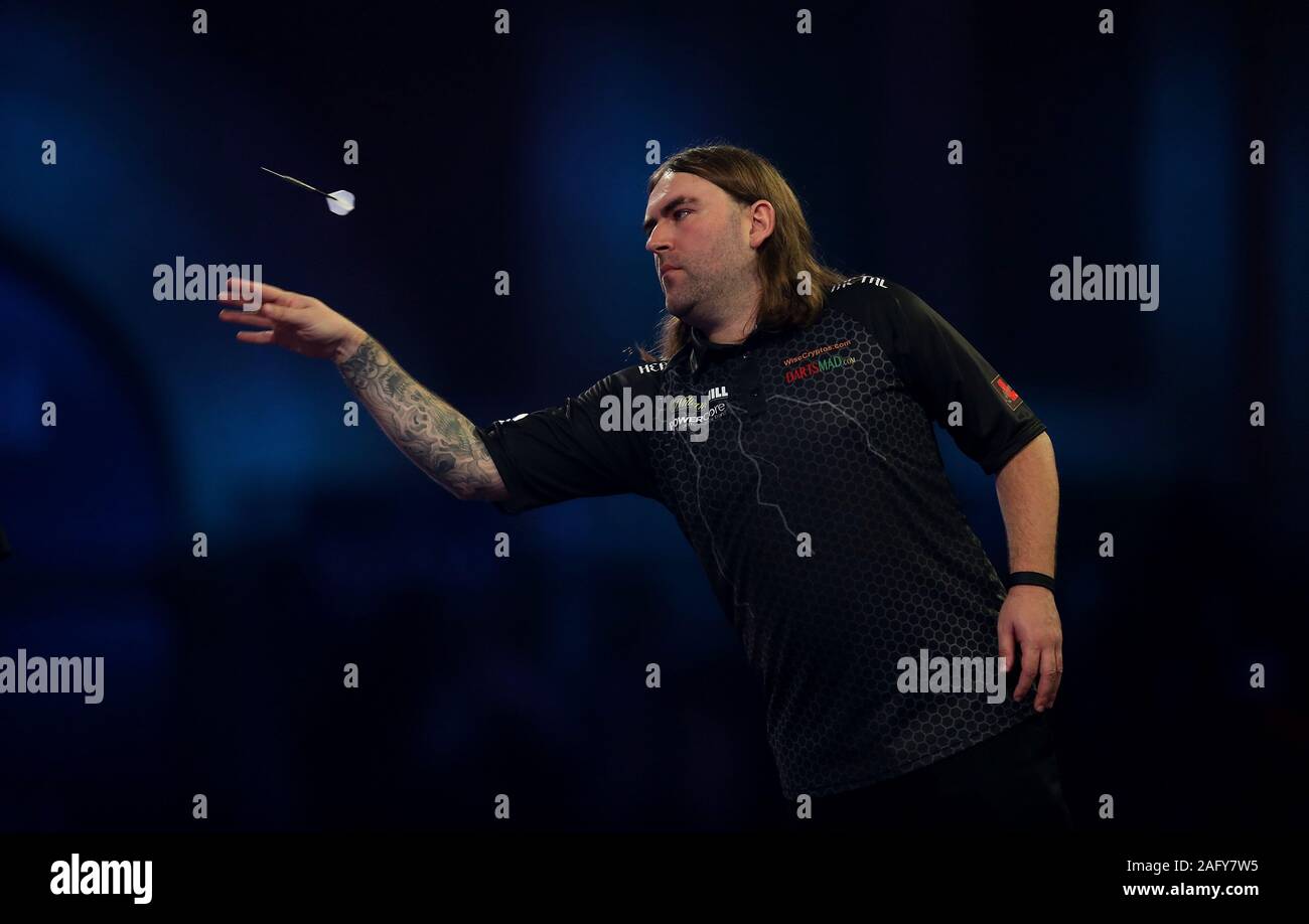 Ryan Searle in action during day five of the William Hill World ...
