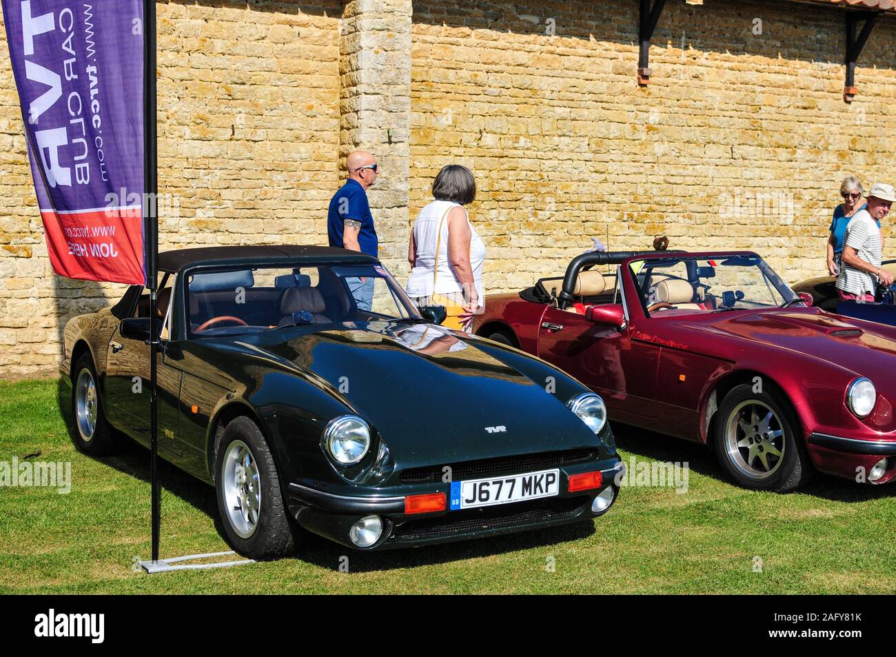 TVR sports cars classic car club Stock Photo - Alamy