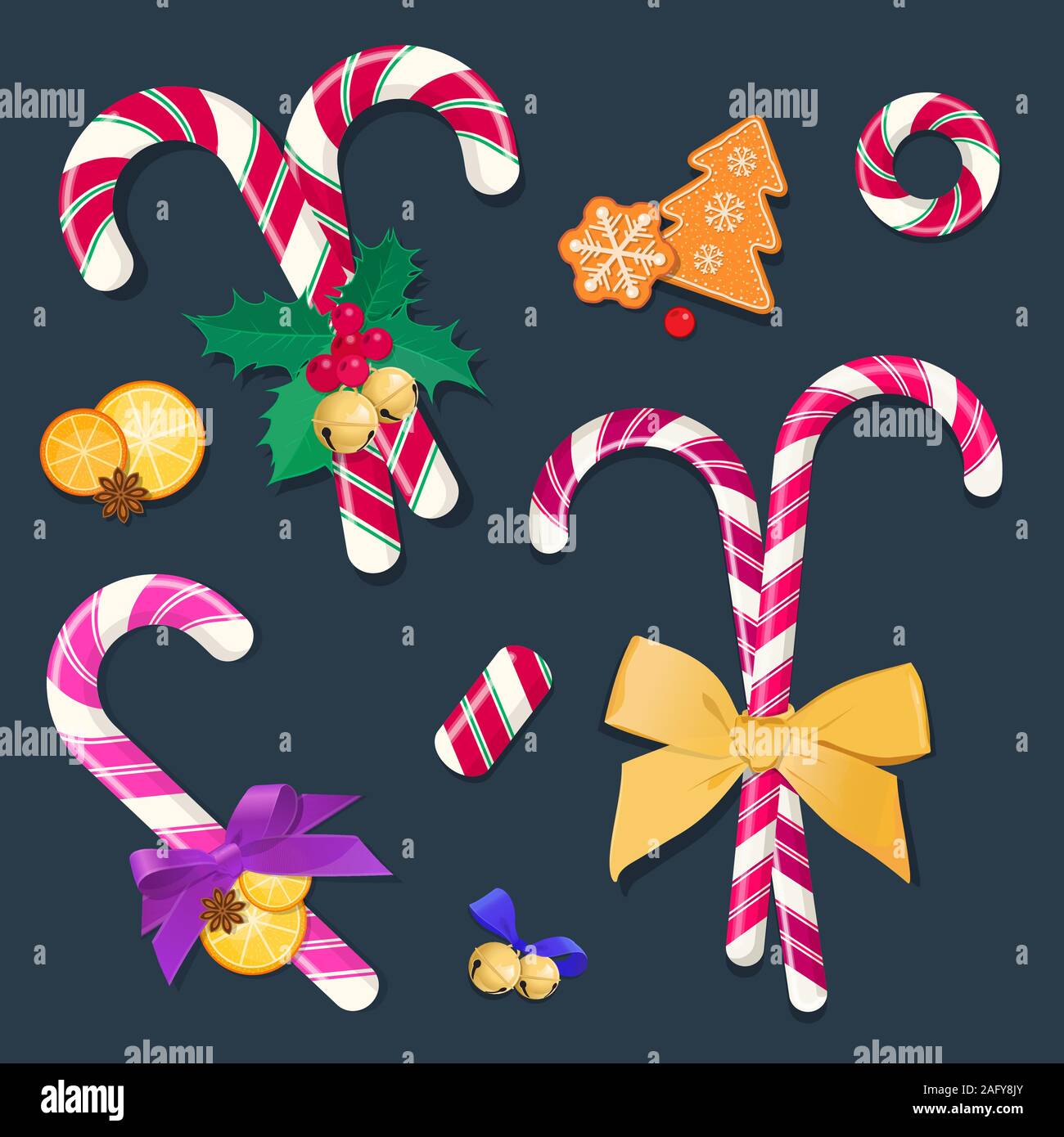 Orange cane Stock Vector Images - Alamy