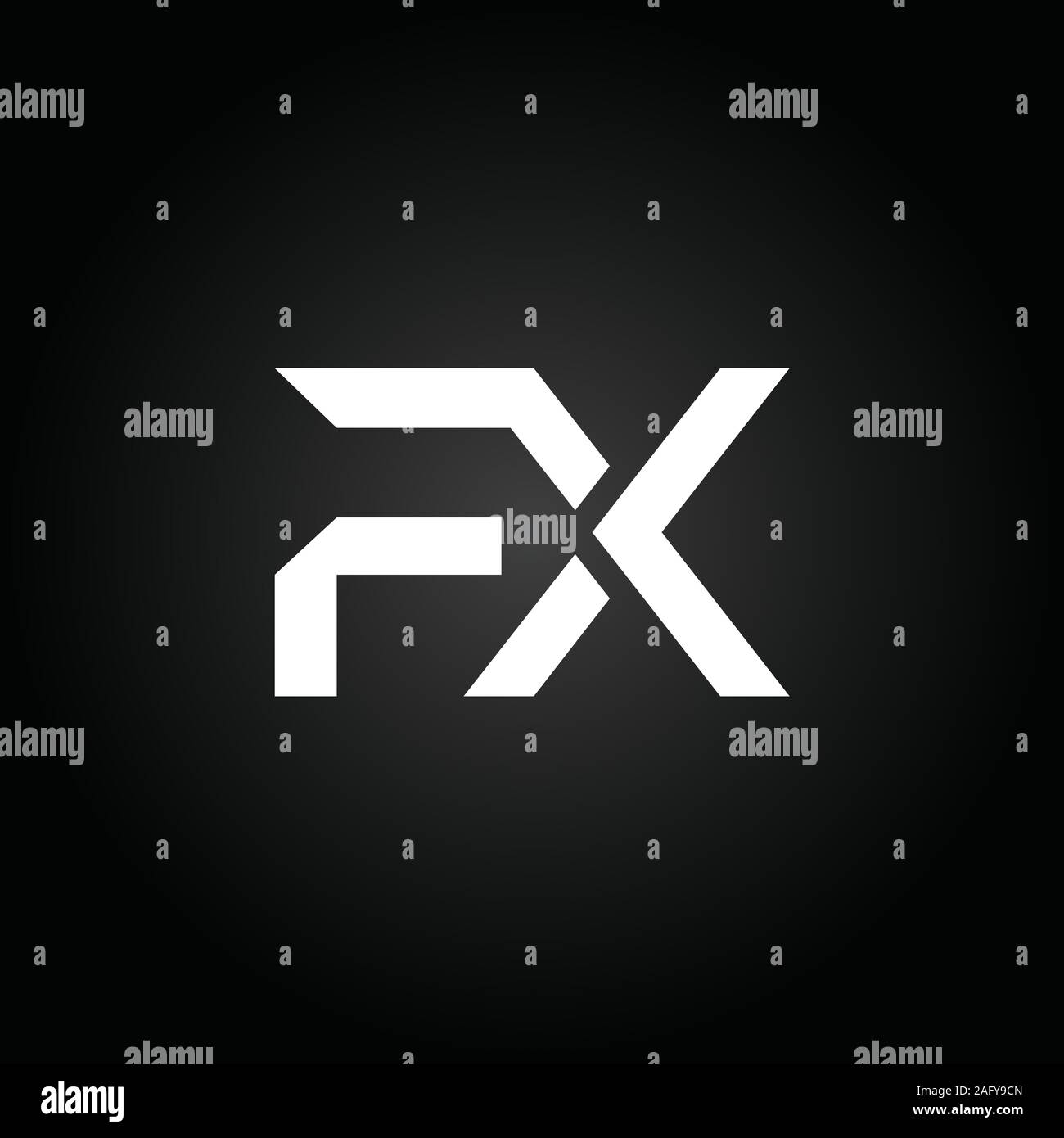 Initial FX Letter Linked Logo. Creative Letter FX Modern Business Logo ...