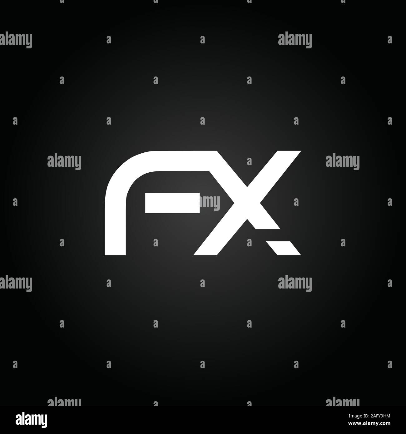 Initial FX Letter Linked Logo. Creative Letter FX Modern Business Logo ...