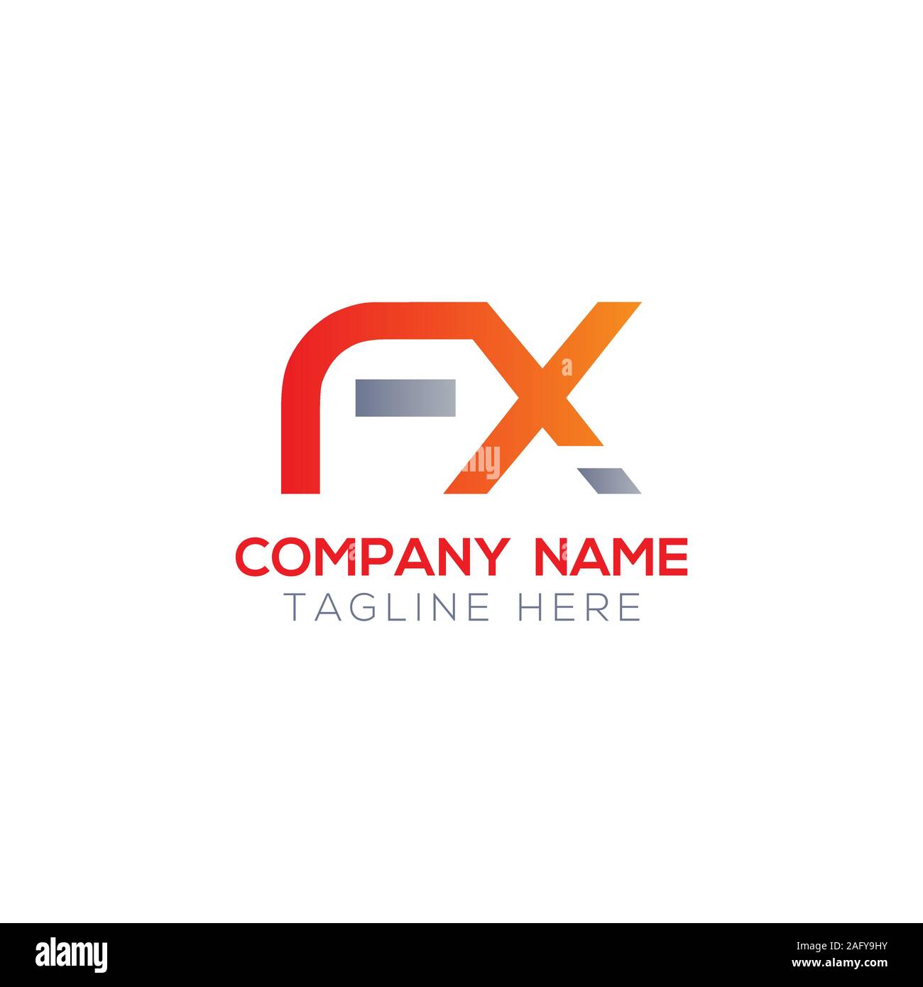 Initial FX Letter Linked Logo. Creative Letter FX Modern Business Logo ...