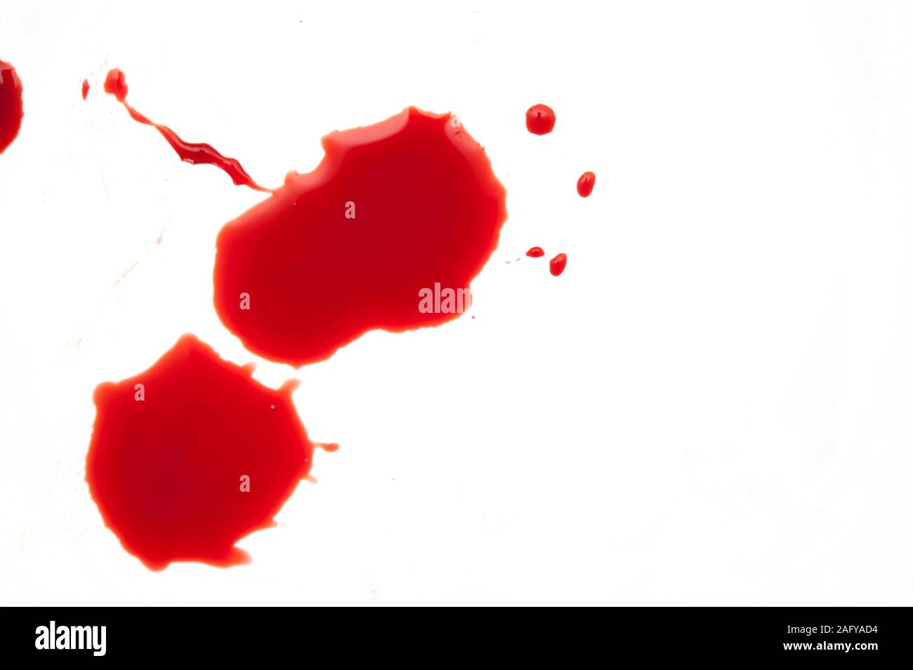 blood drops isolated Stock Photo - Alamy