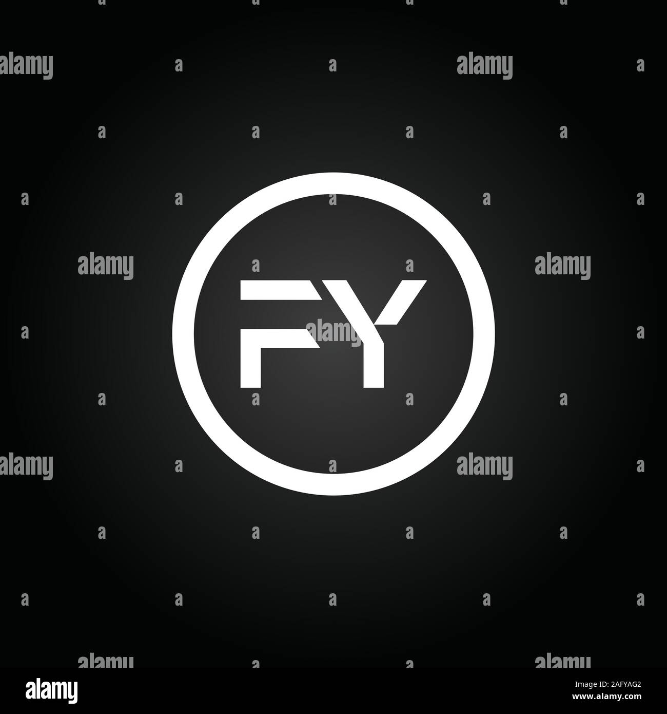 Initial FY Letter Linked Logo. Creative Letter FY Modern Business Logo ...