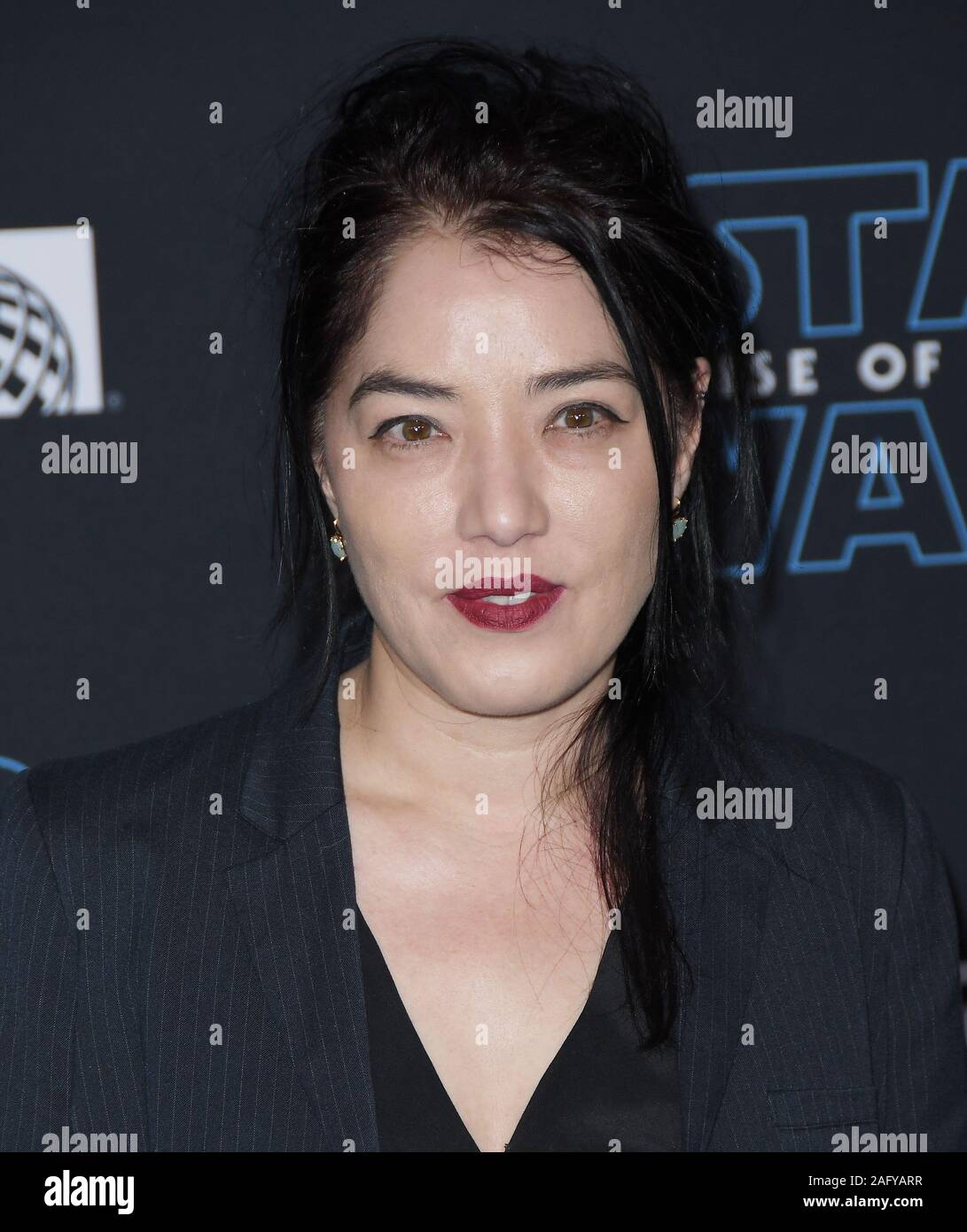 Los Angeles, USA. 16th Dec, 2019. Deborah Chow arrives at Disney's STAR ...