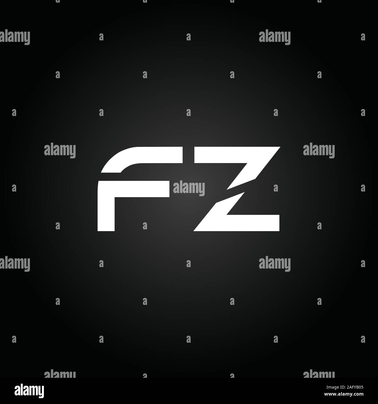 Initial FZ Letter Linked Logo. Creative Letter FZ Modern Business Logo Vector Template. FZ Logo ...