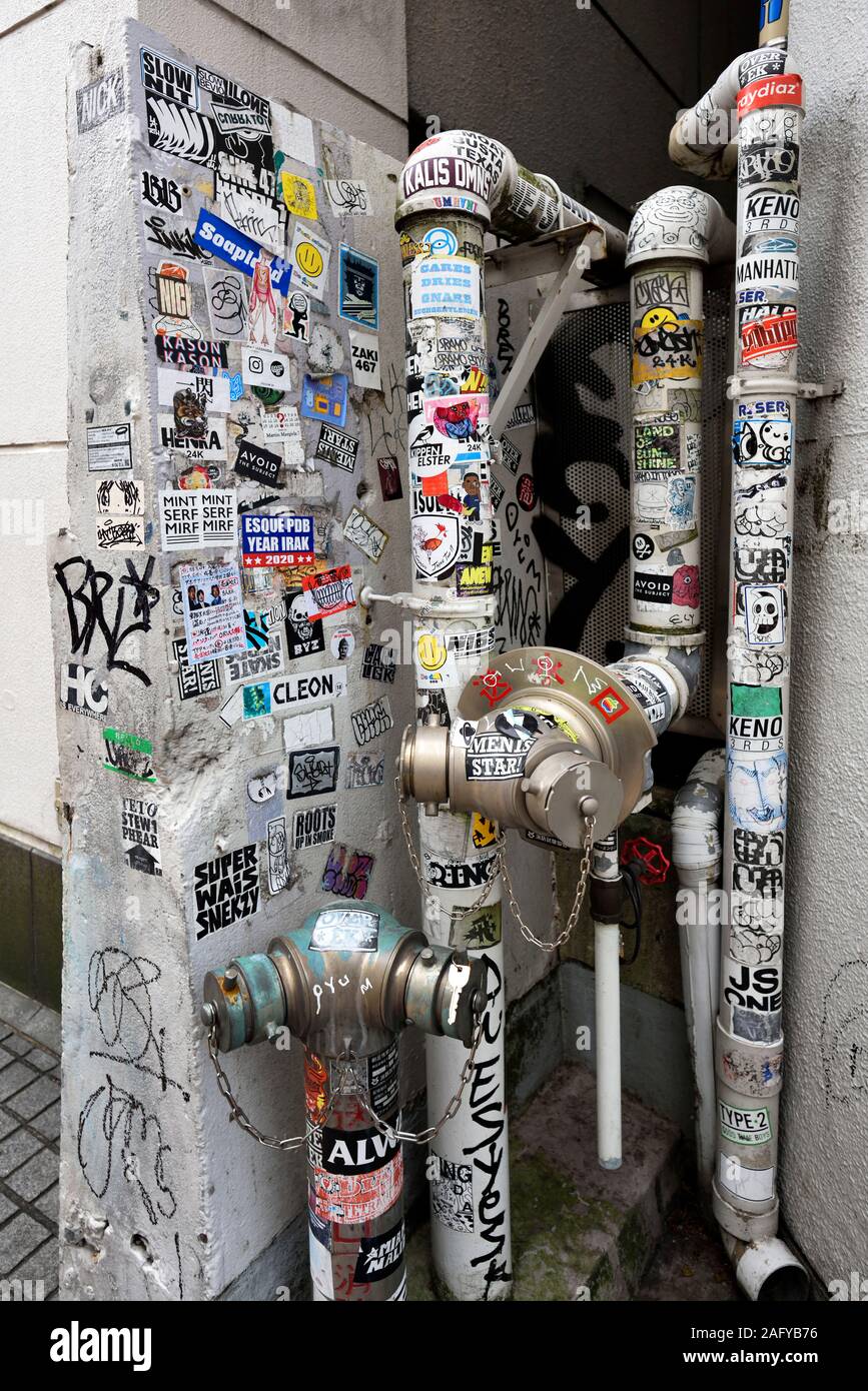 Japan stickers hi-res stock photography and images - Alamy