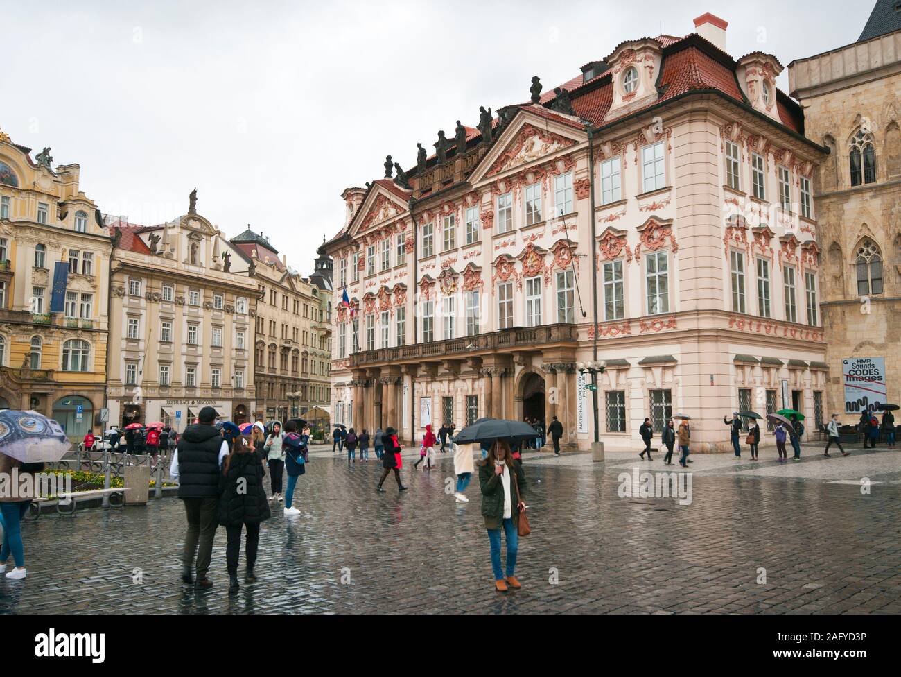 The Old Town Square Prague Czech Republic Europe Stock Photo - Alamy