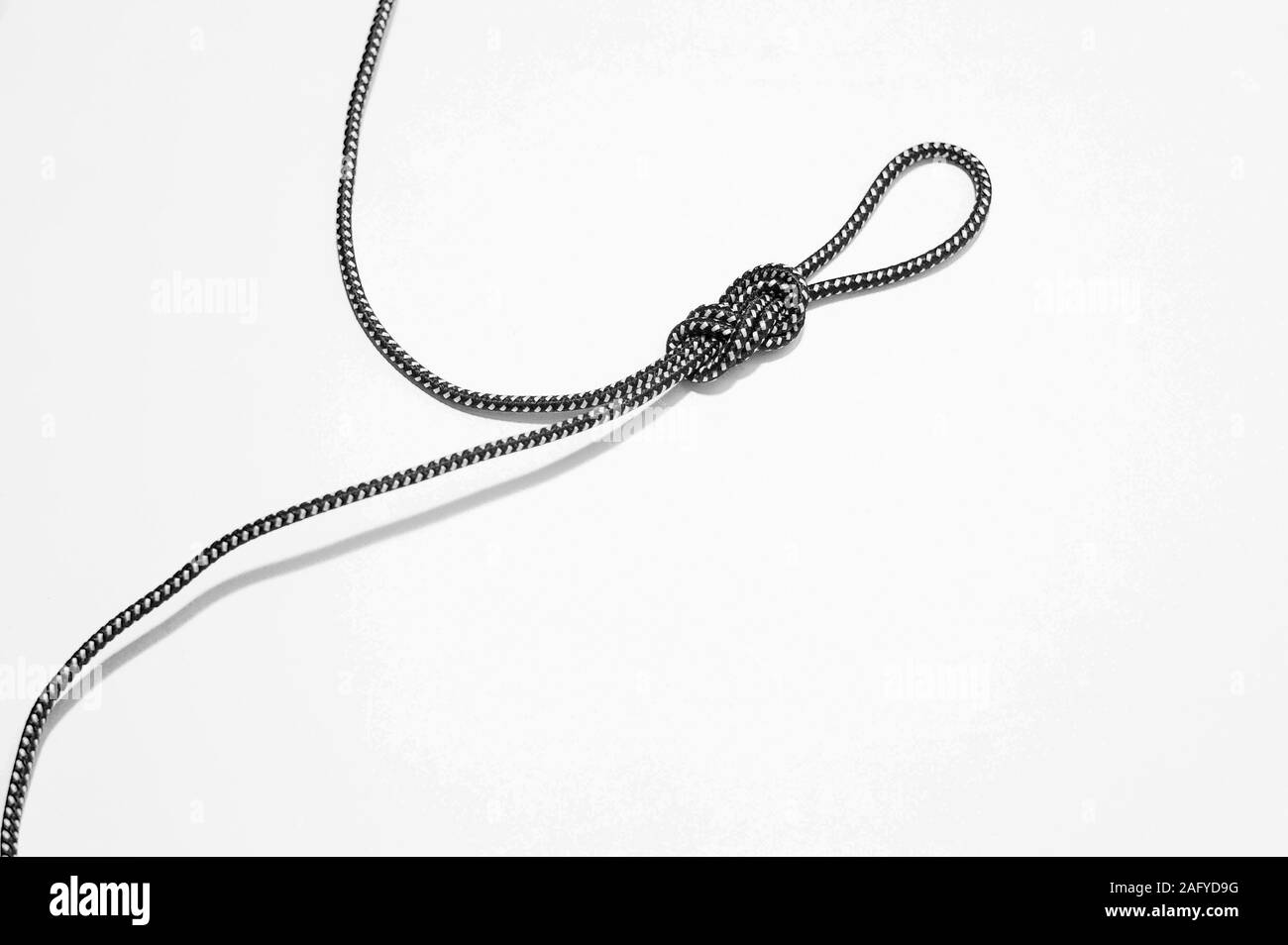 Figure 8 knot Black and White Stock Photos & Images - Alamy