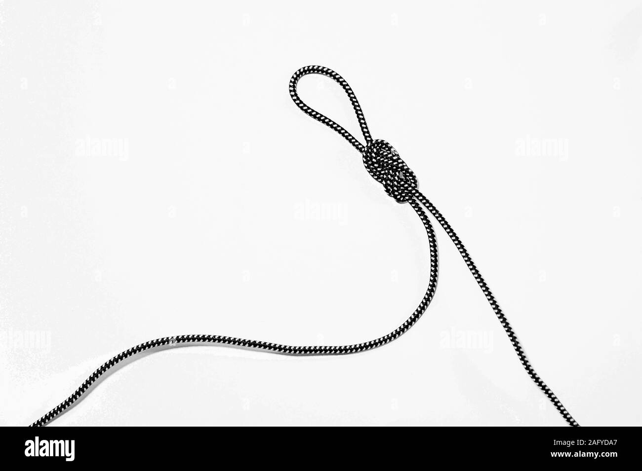 Rope frame set round Black and White Stock Photos & Images - Alamy