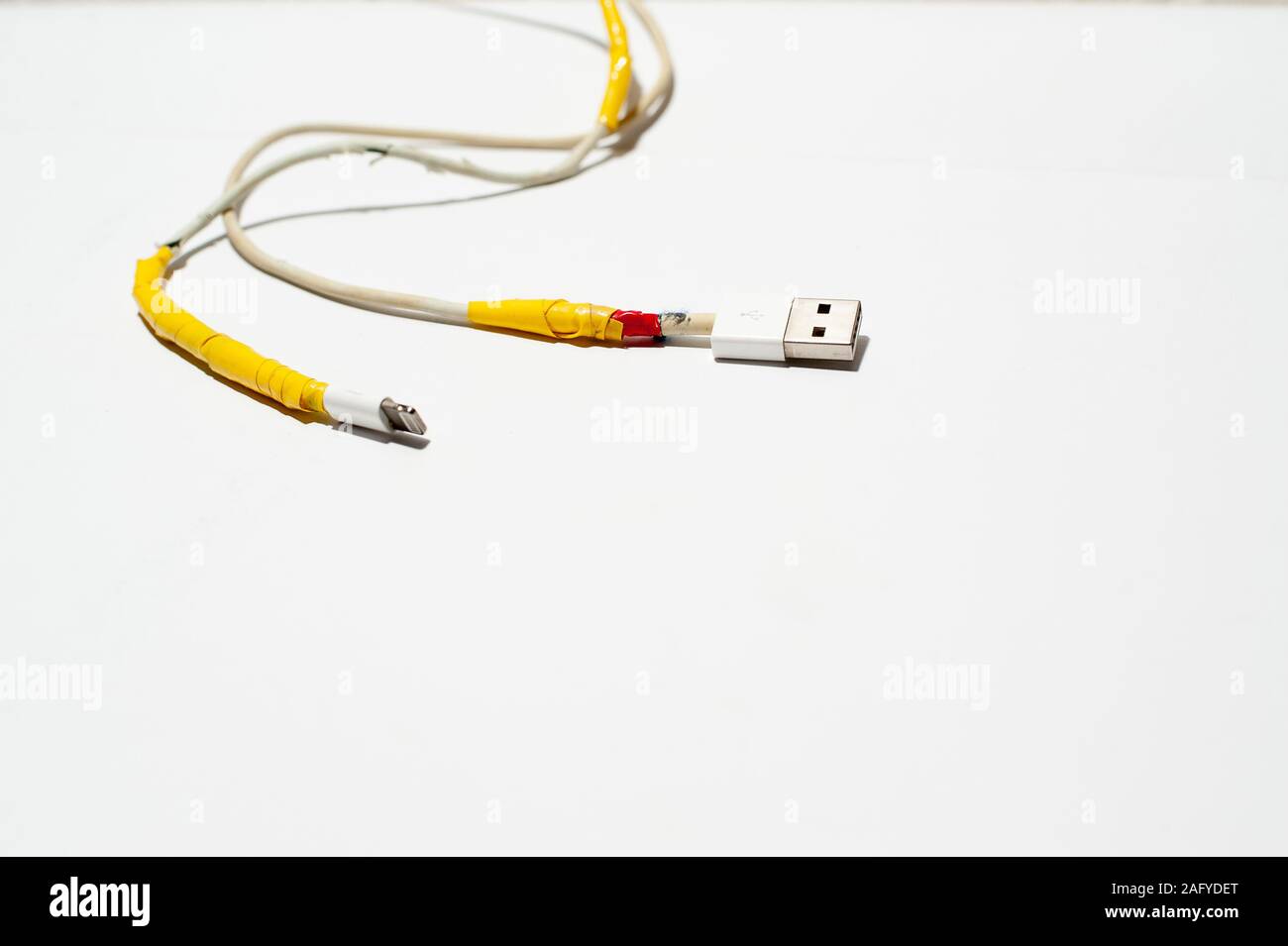 Damaged wiring tool hi-res stock photography and images - Alamy