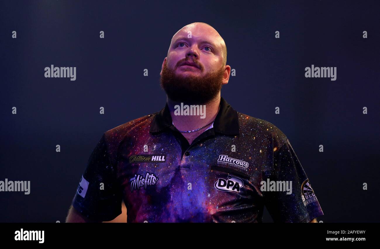 Robbie King after losing on day five of the William Hill World ...
