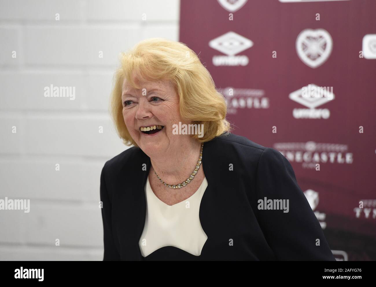 Hearts owner ann budge media conference hi-res stock photography and ...