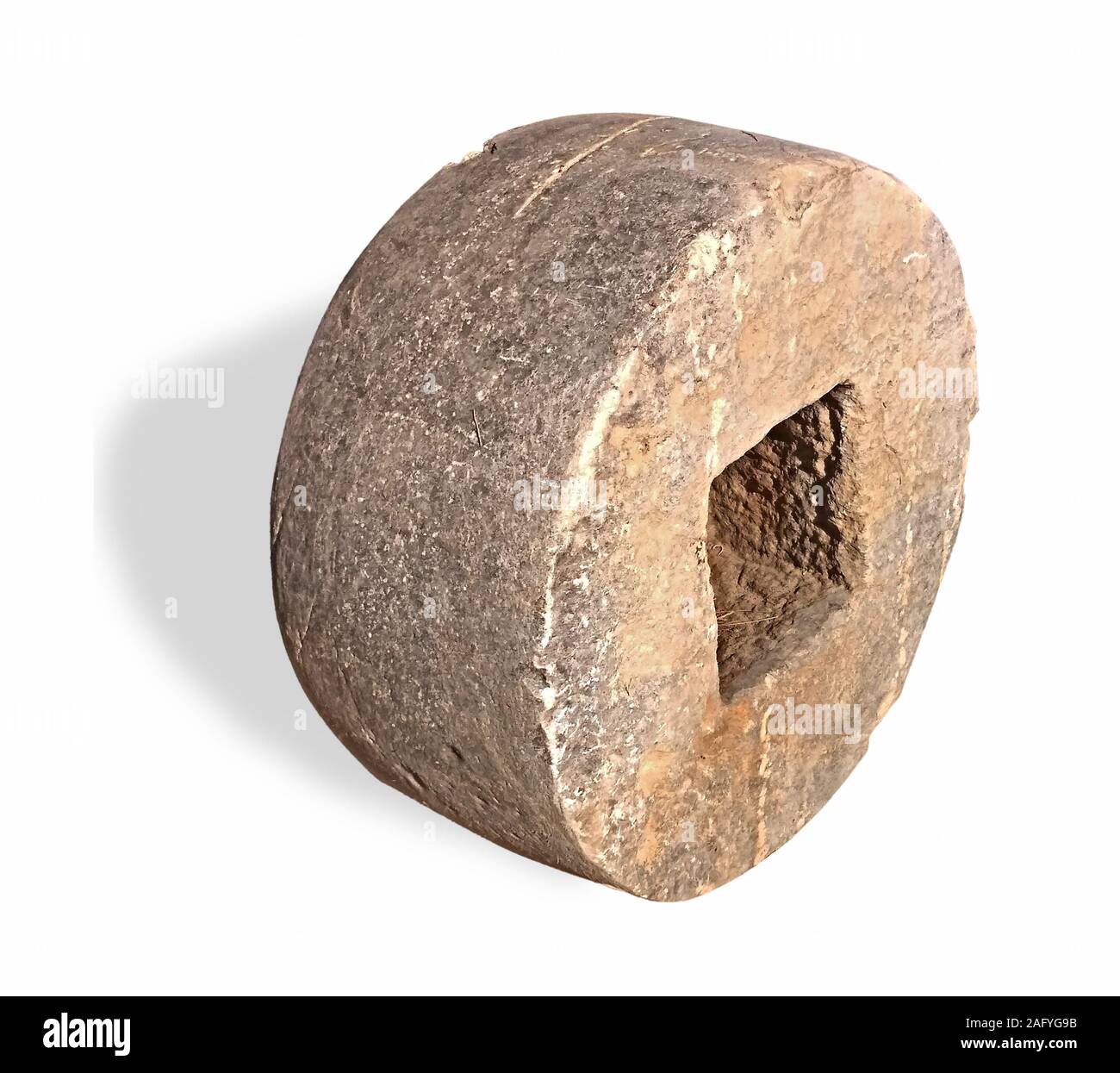 Stone olive press Stock Photo - Alamy