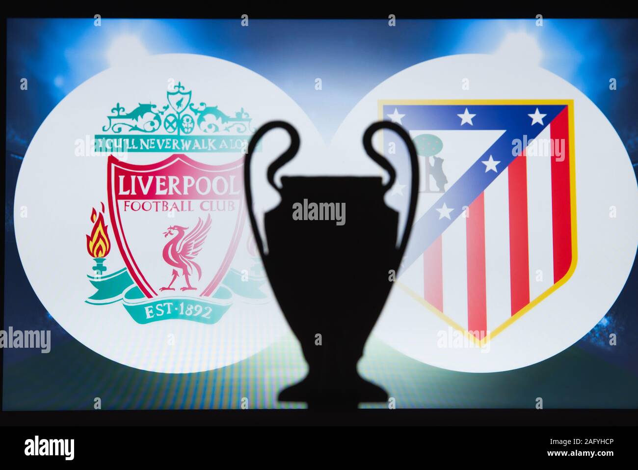 UEFA Champions League 2020, Round of 16 UCL football, Knockout stage ...