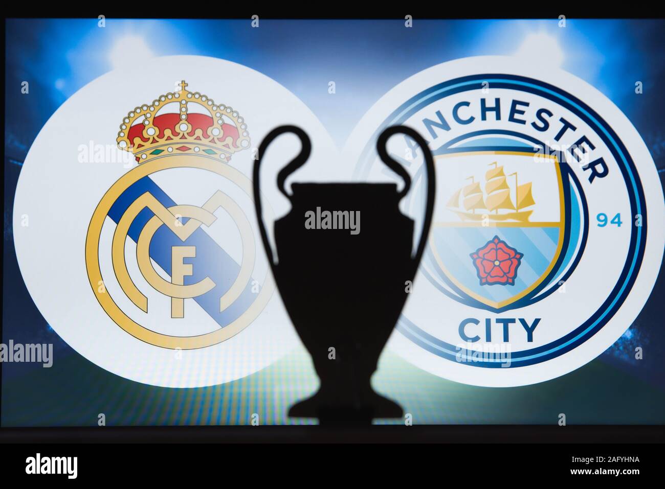 UEFA Champions League 2020, Round of 16 UCL football, Knockout stage ...