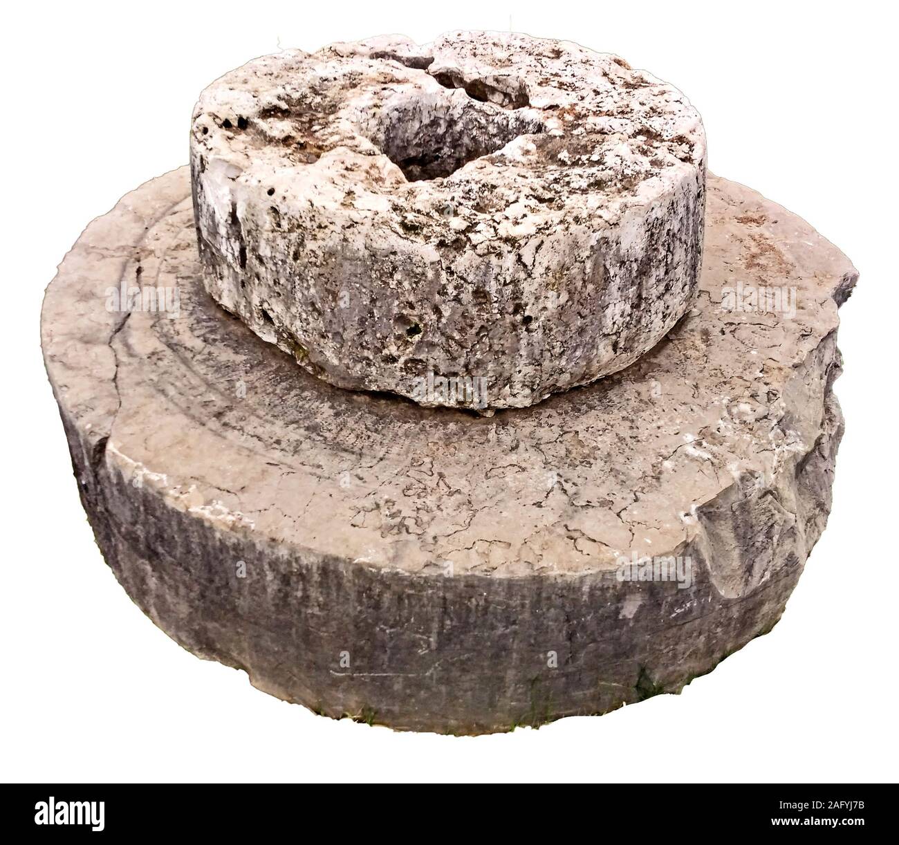 Stone olive press Stock Photo - Alamy