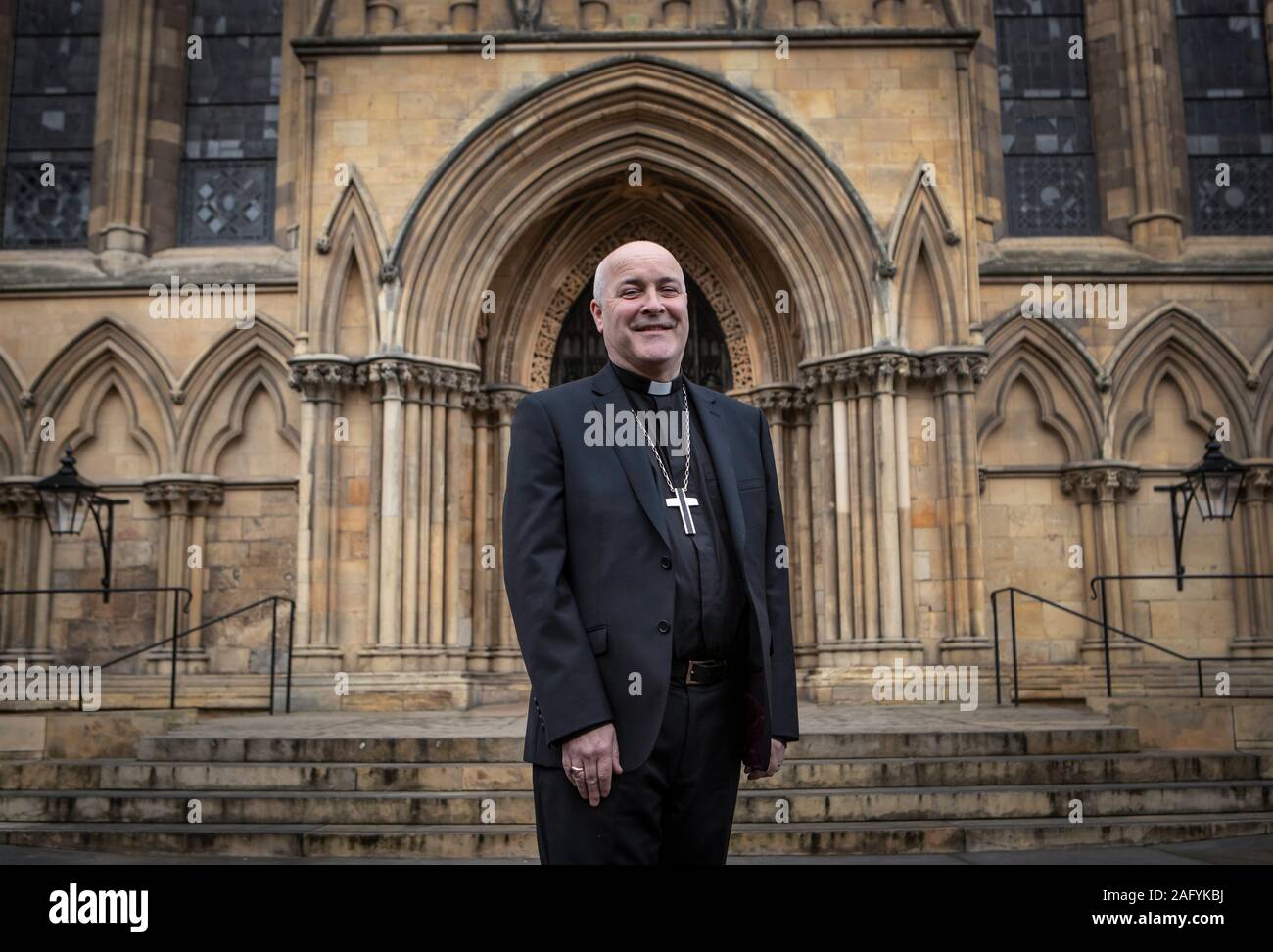 The new Archbishop of York Stephen Cottrell during a photocall at York ...