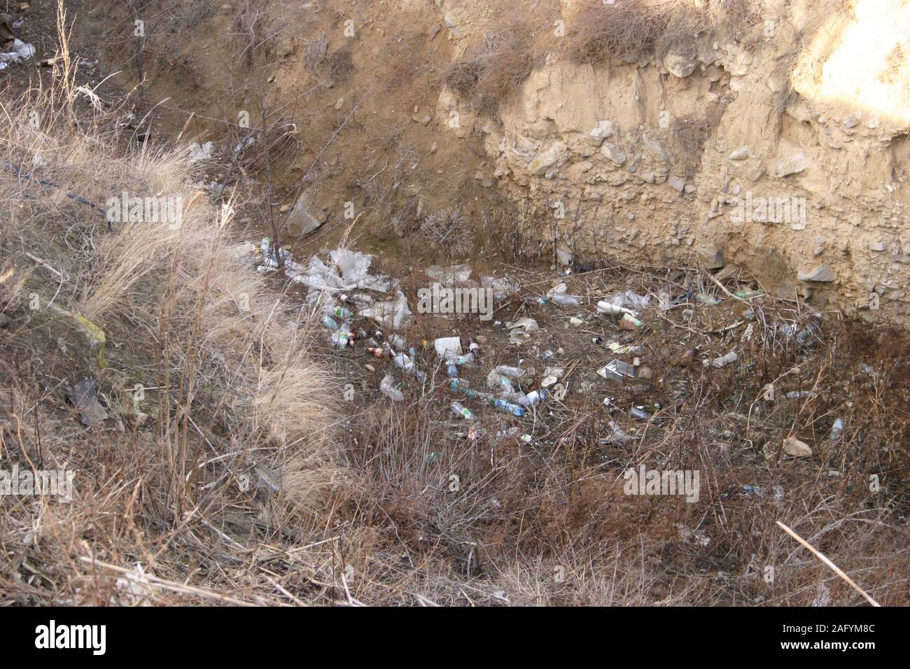 Carelessly discarded garbage in nature hi-res stock photography and ...