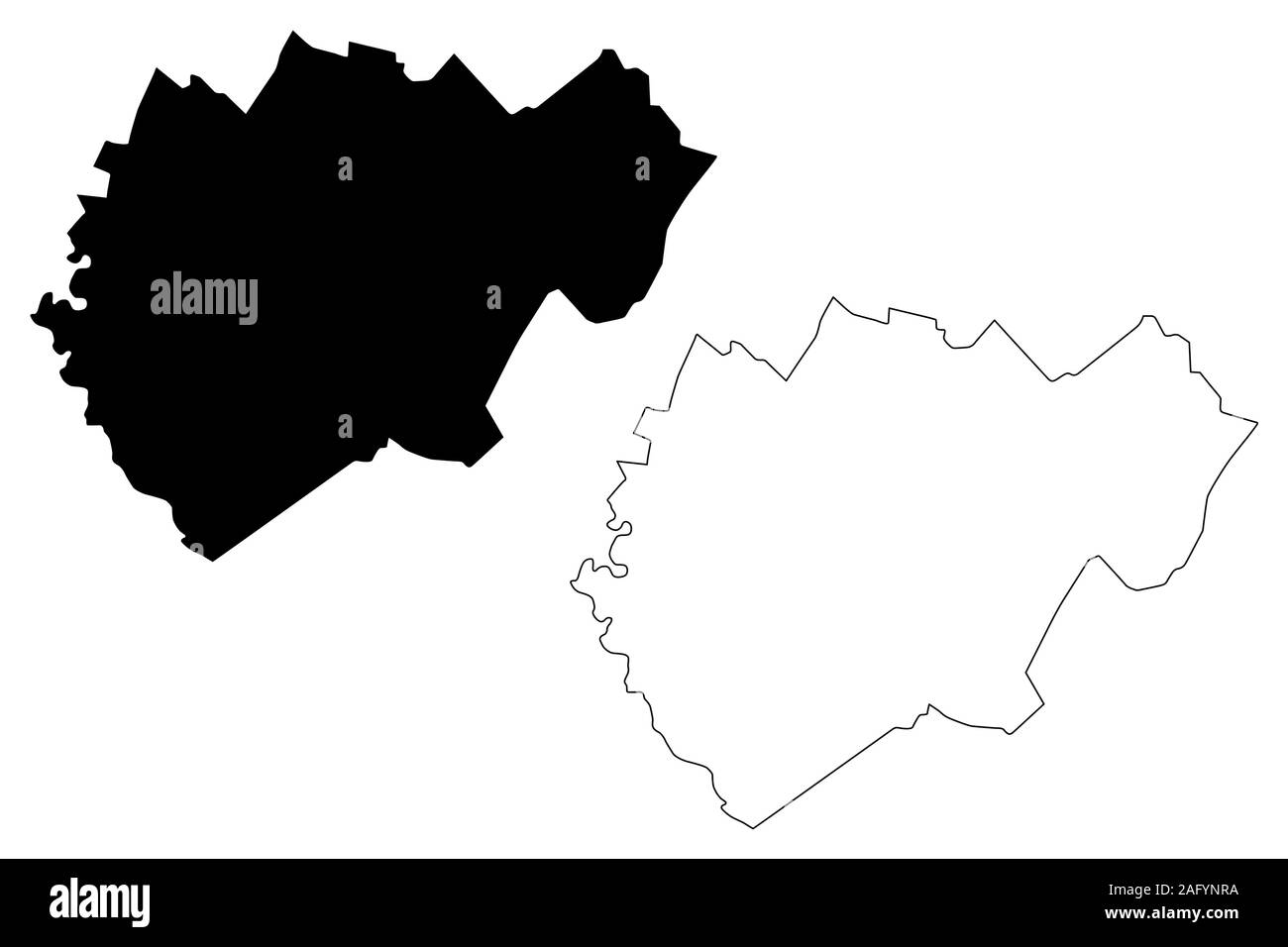Glodeni vector map hi-res stock photography and images - Alamy