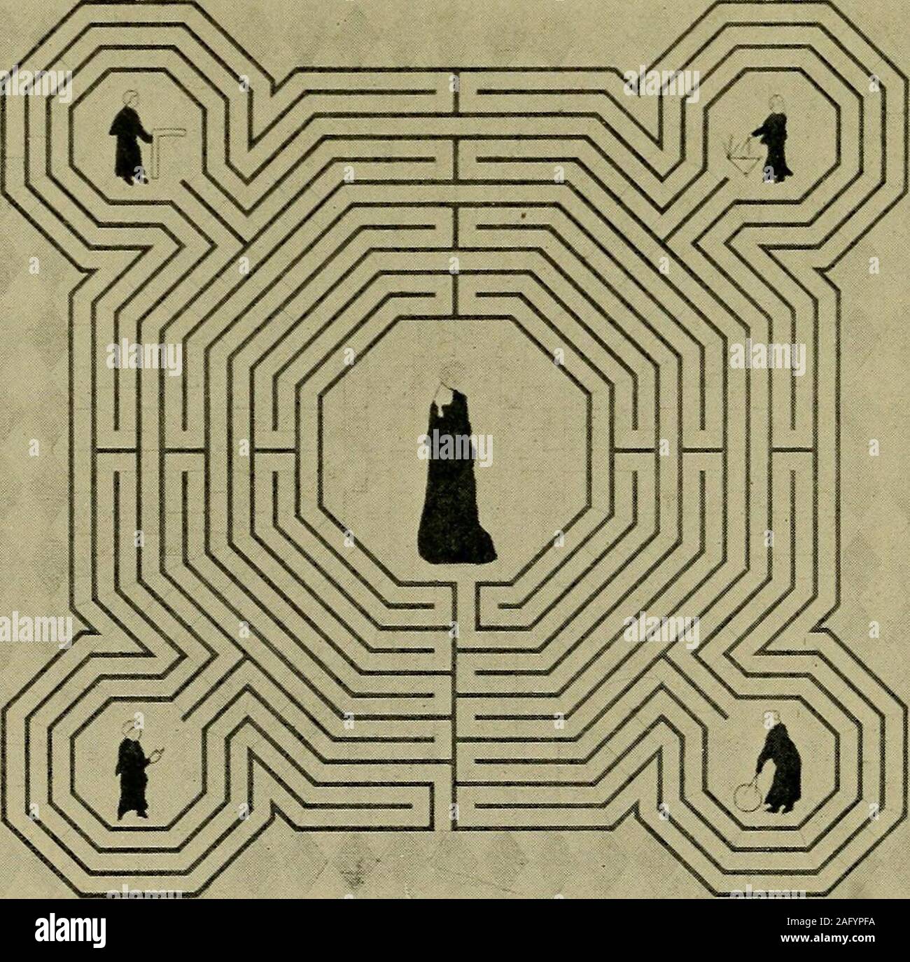 Rheims cathedral labyrinth hi-res stock photography and images - Alamy