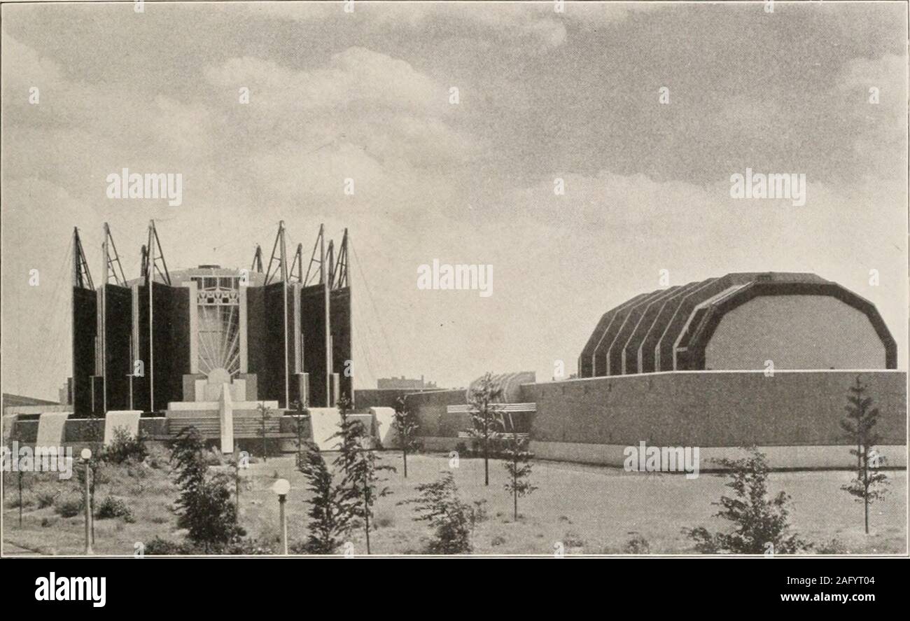 . Architect and engineer. DETAIL OF TRAVEL AND TRANSPORT BUILDING ...