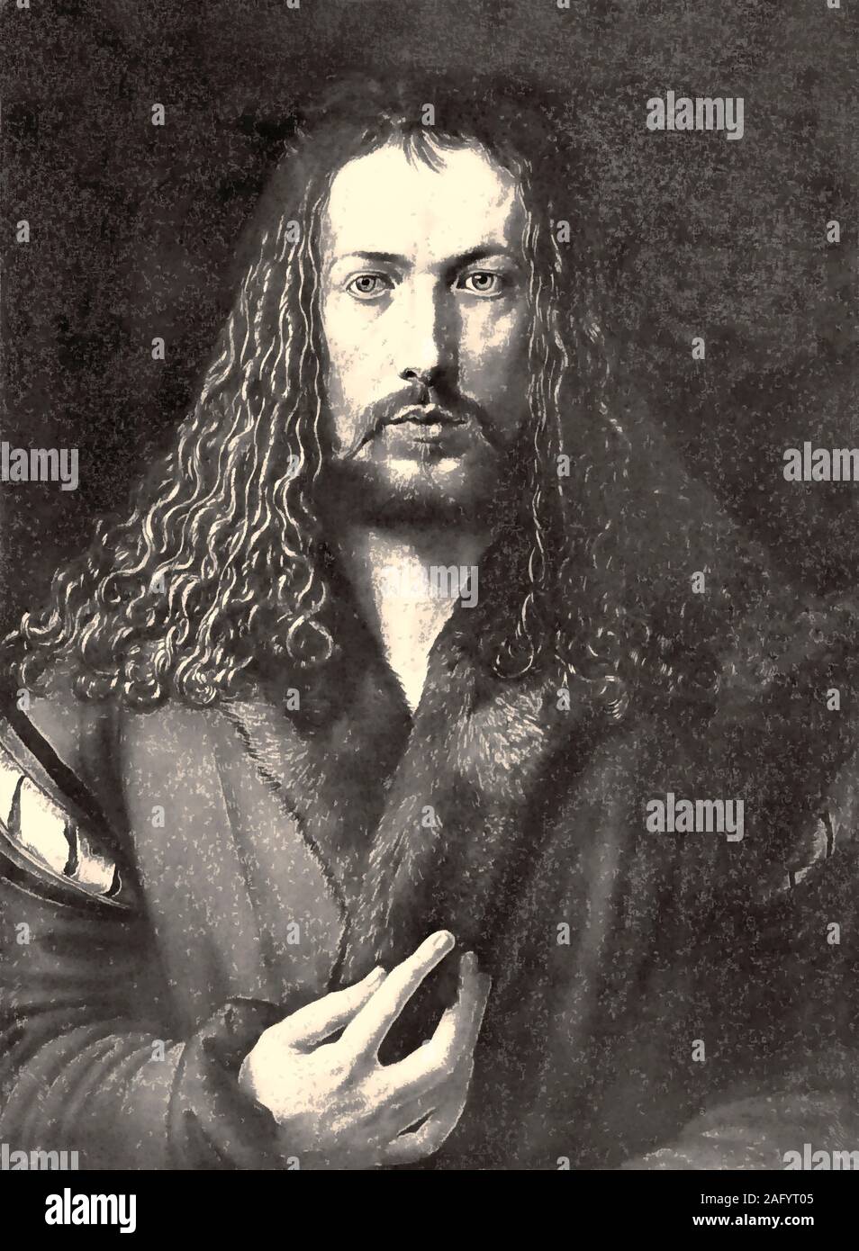 Albrecht Duerer the Younger, 1471 - 1528, a German painter, printmaker ...