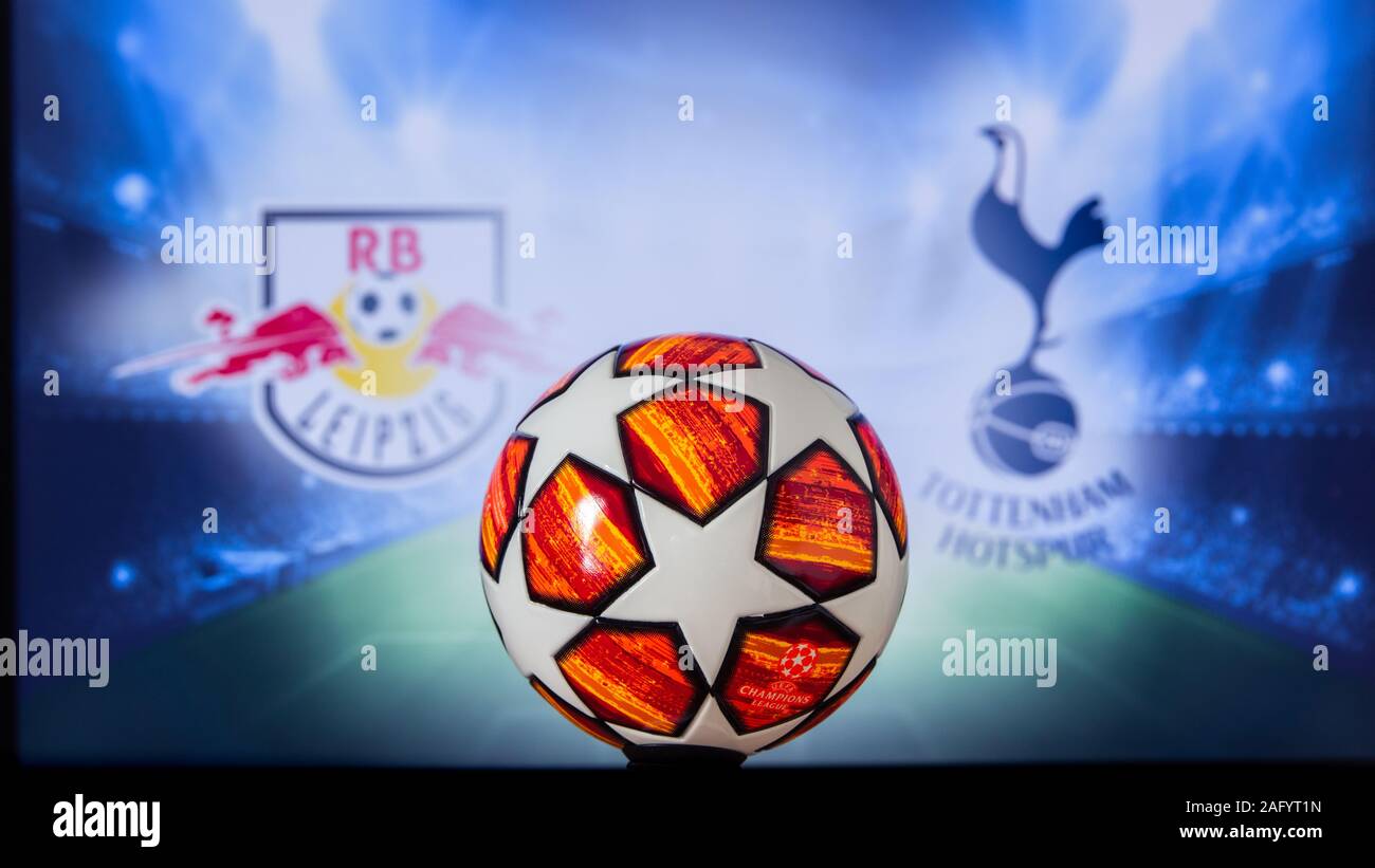 UEFA Champions League 2020, Round of 16 UCL football, Knockout stage ...