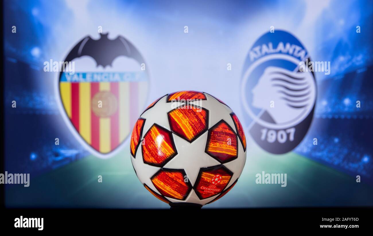 UEFA Champions League 2020, Round of 16 UCL football, Knockout stage ...