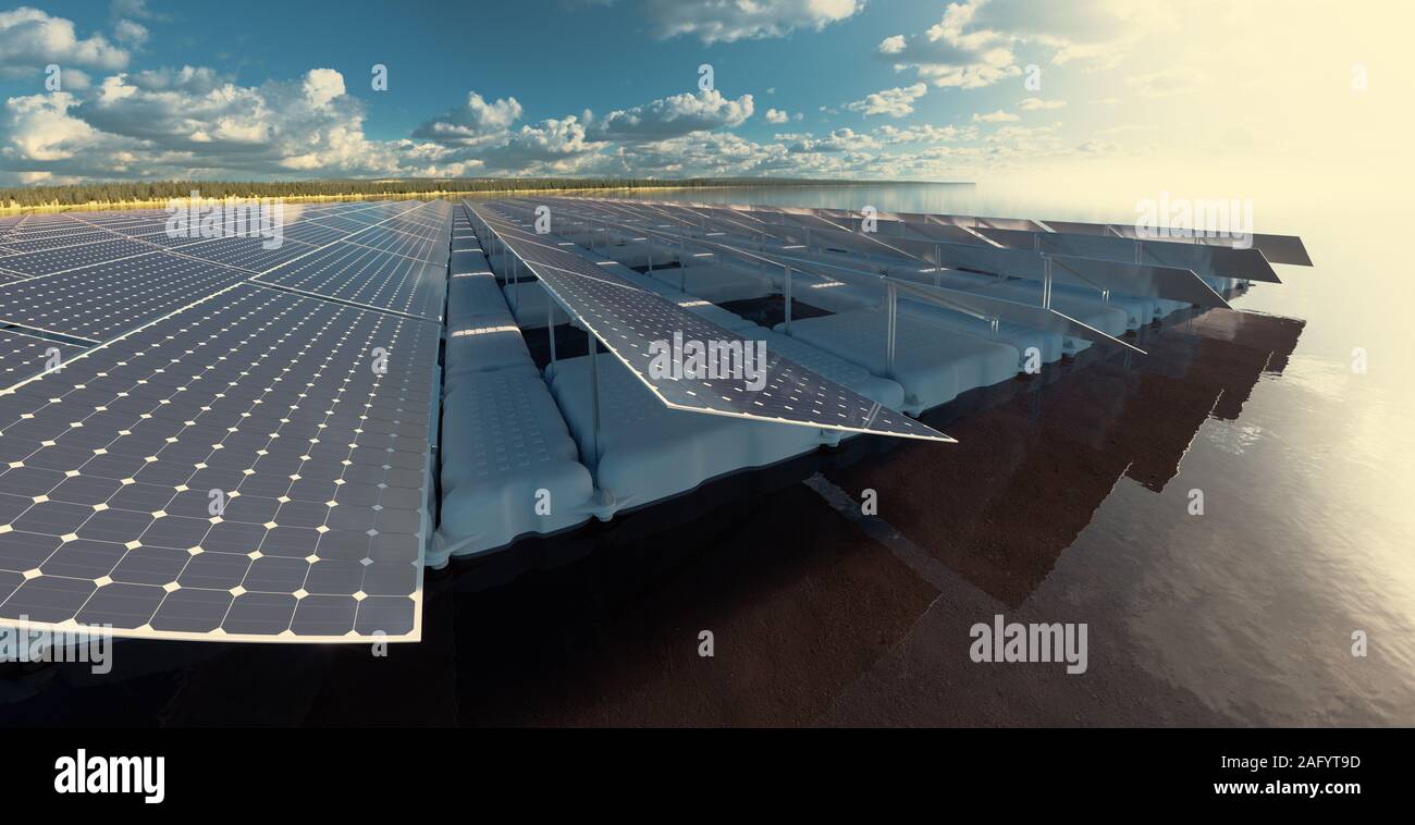 Floating pv plant hi-res stock photography and images - Alamy