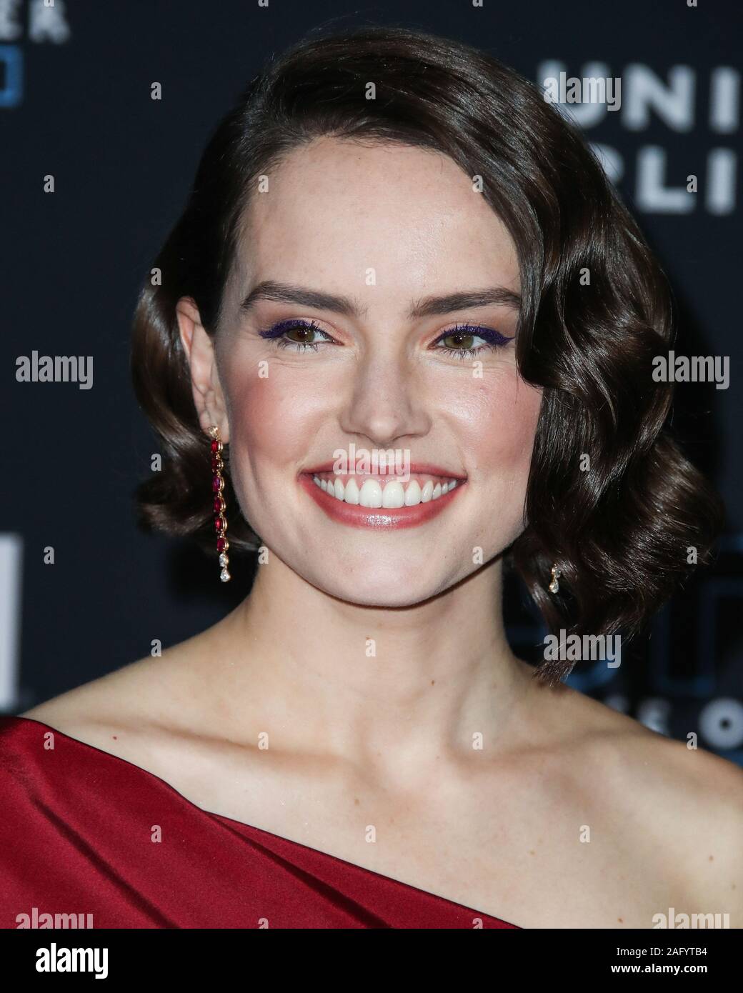 HOLLYWOOD, LOS ANGELES, CALIFORNIA, USA - DECEMBER 16: Actress Daisy ...