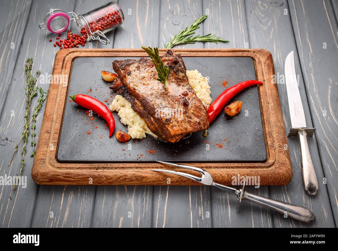 Pork ribs eggs hi-res stock photography and images - Alamy