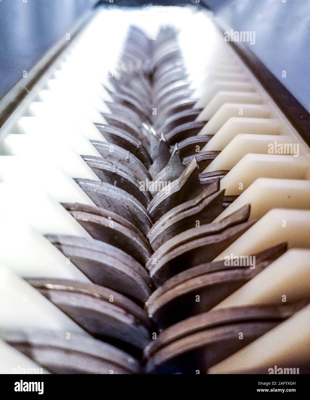 Shredder teeth hi-res stock photography and images - Alamy
