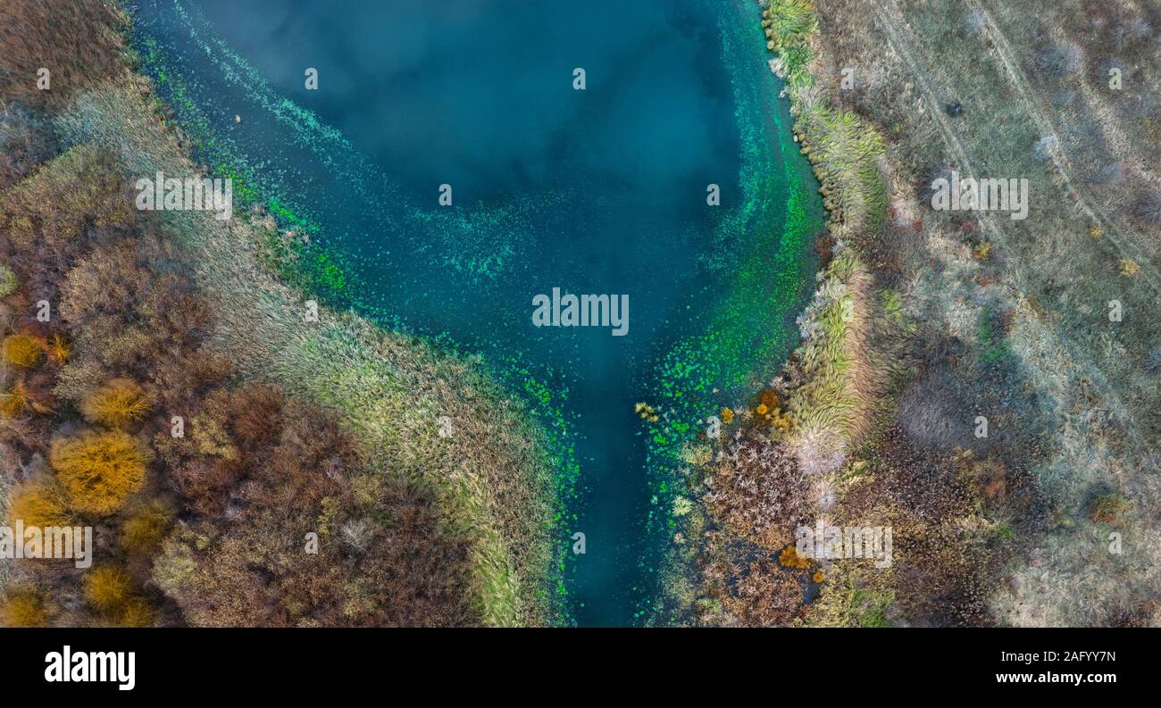 Declining water levels in freshwater due to global warming Stock Photo ...