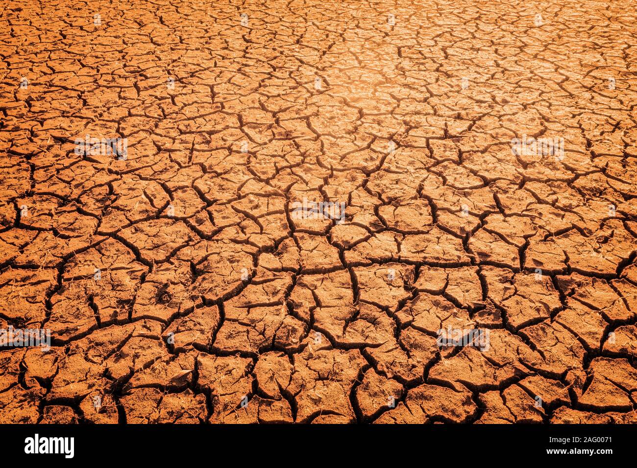 The impact of global warming on sun-cracked soil and the loss of all ...