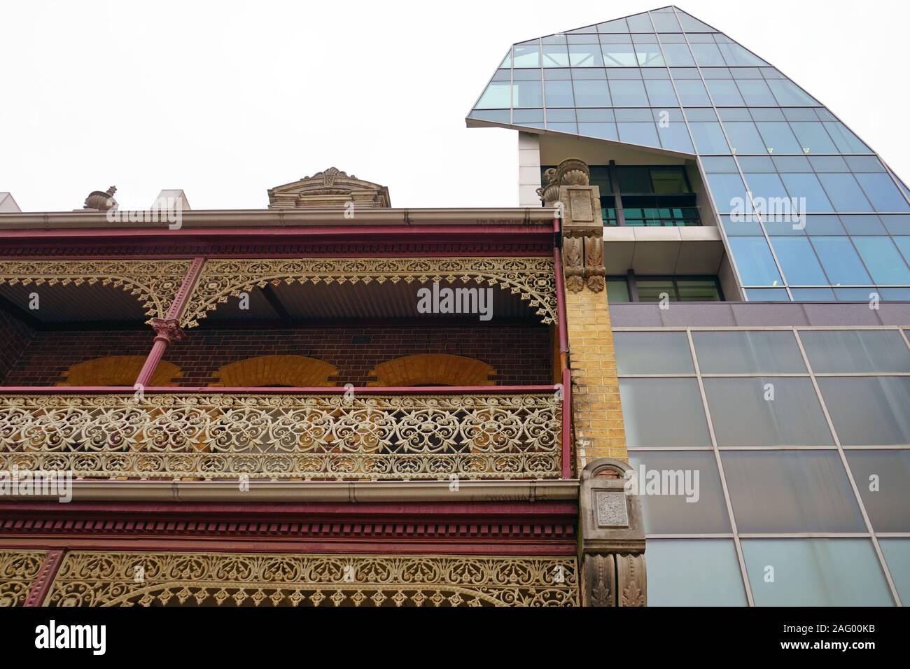 MELBOURNE, AUSTRALIA -17 JUL 2019- View of the campus of the University ...