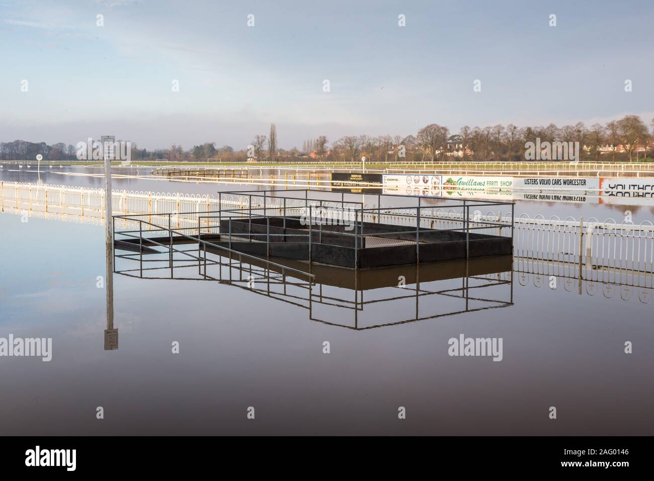 Floods worcester racecourse hi-res stock photography and images - Alamy