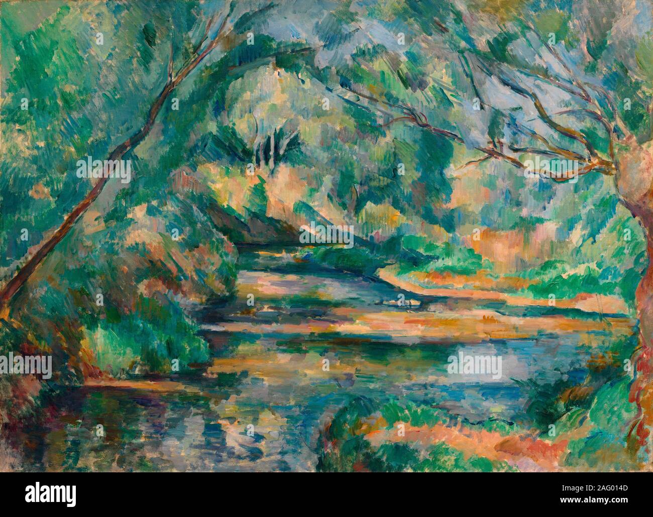 impressionist art artwork vintage painting Stock Photo - Alamy
