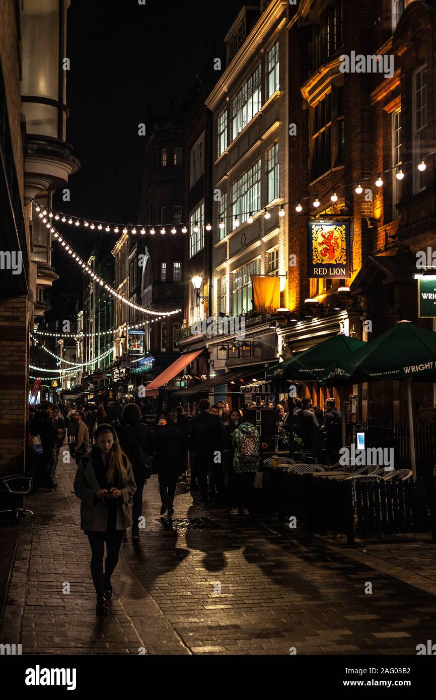 Kingly street soho hi-res stock photography and images - Alamy
