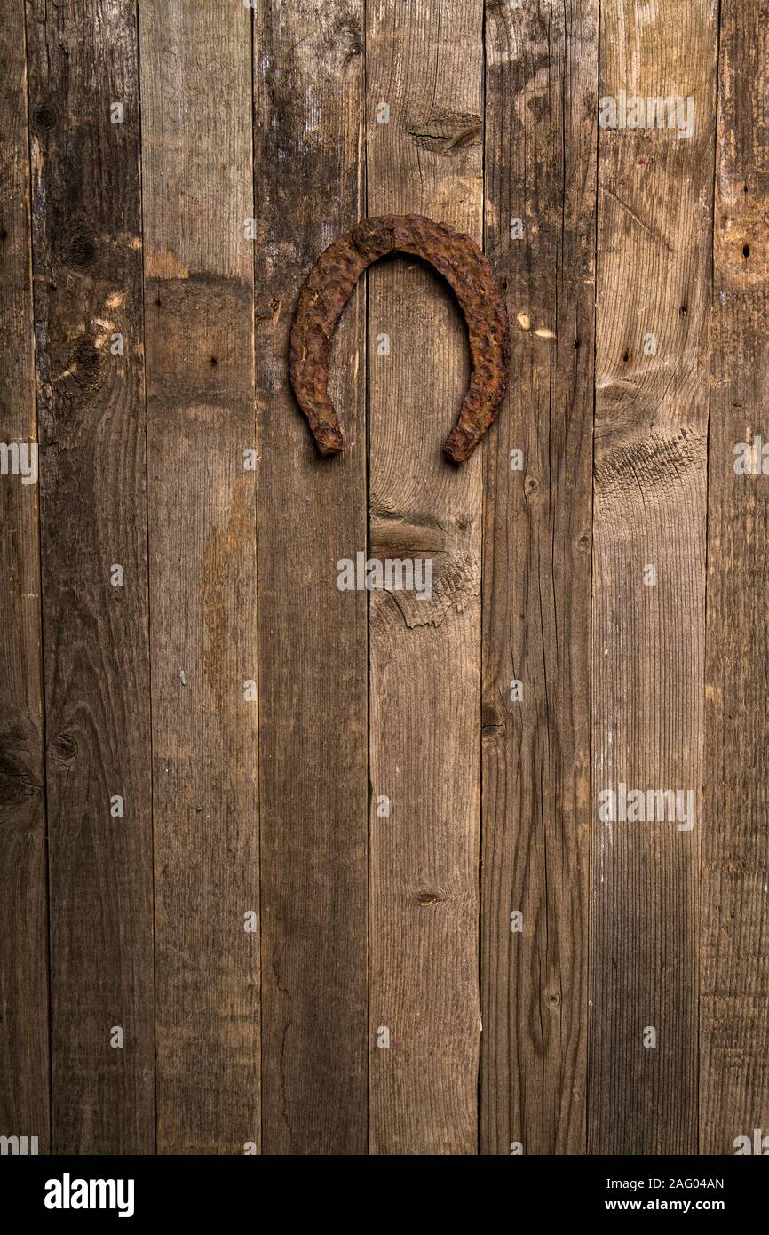 old horseshoe background Stock Photo - Alamy