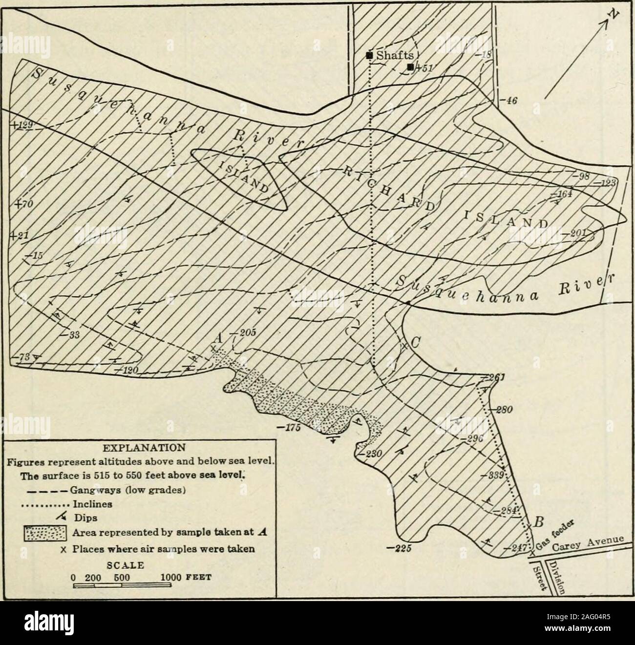 Coal mine map hi-res stock photography and images - Alamy