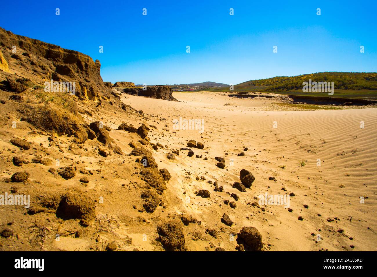 Sand and sand dune Stock Photo - Alamy