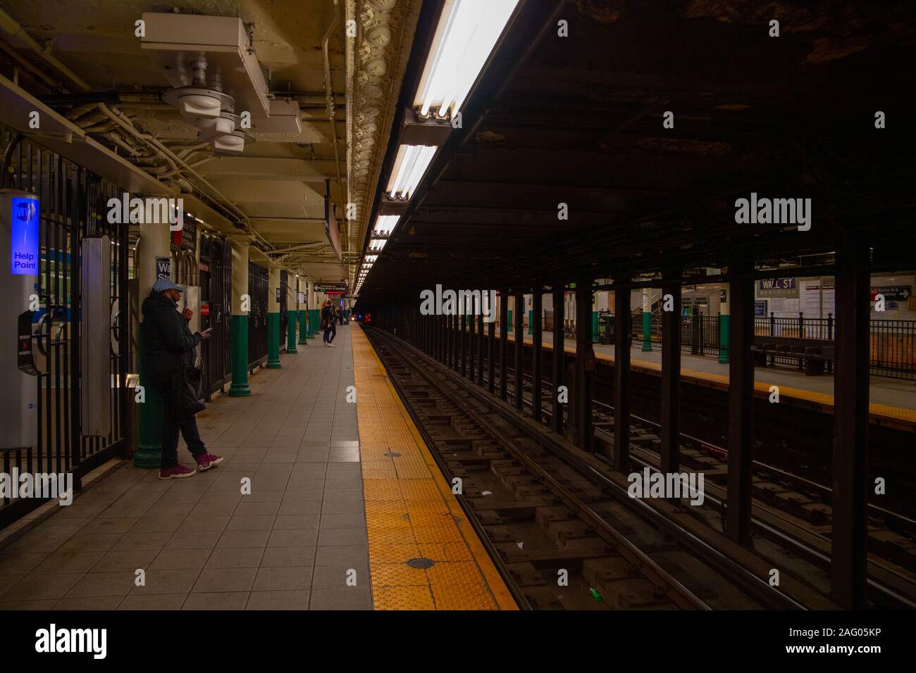 Inside new york city subway hi-res stock photography and images - Alamy