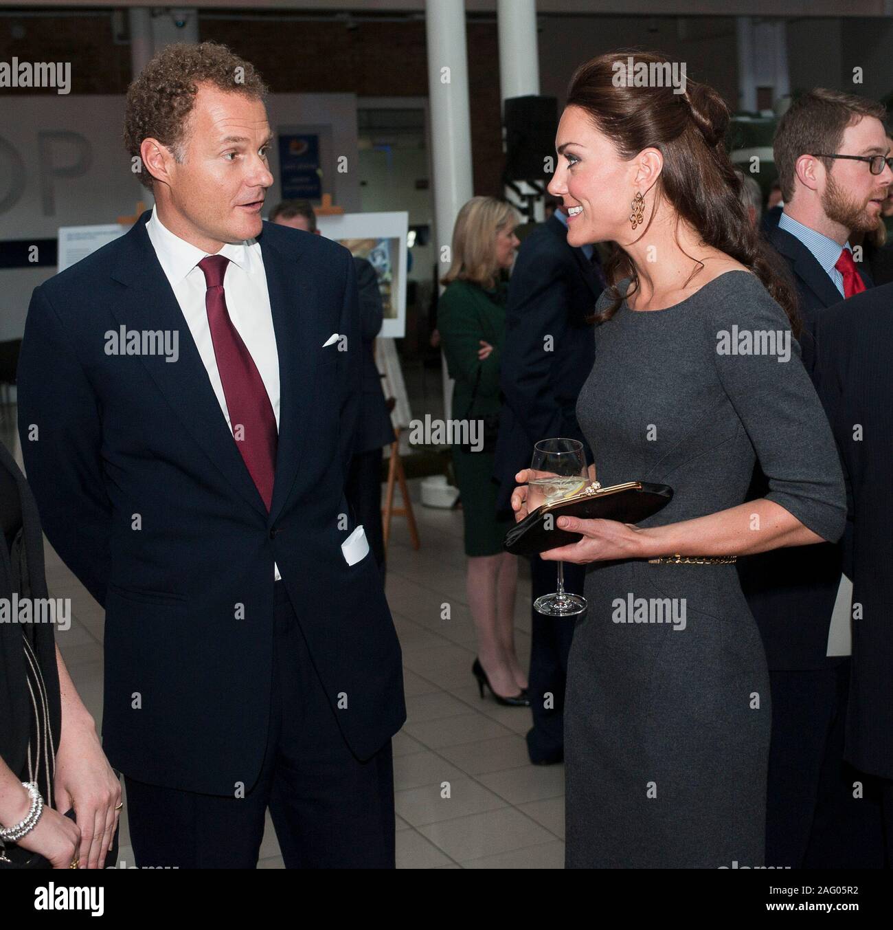 The Duchess of Cambridge attending a fund raising event at the Imperial ...