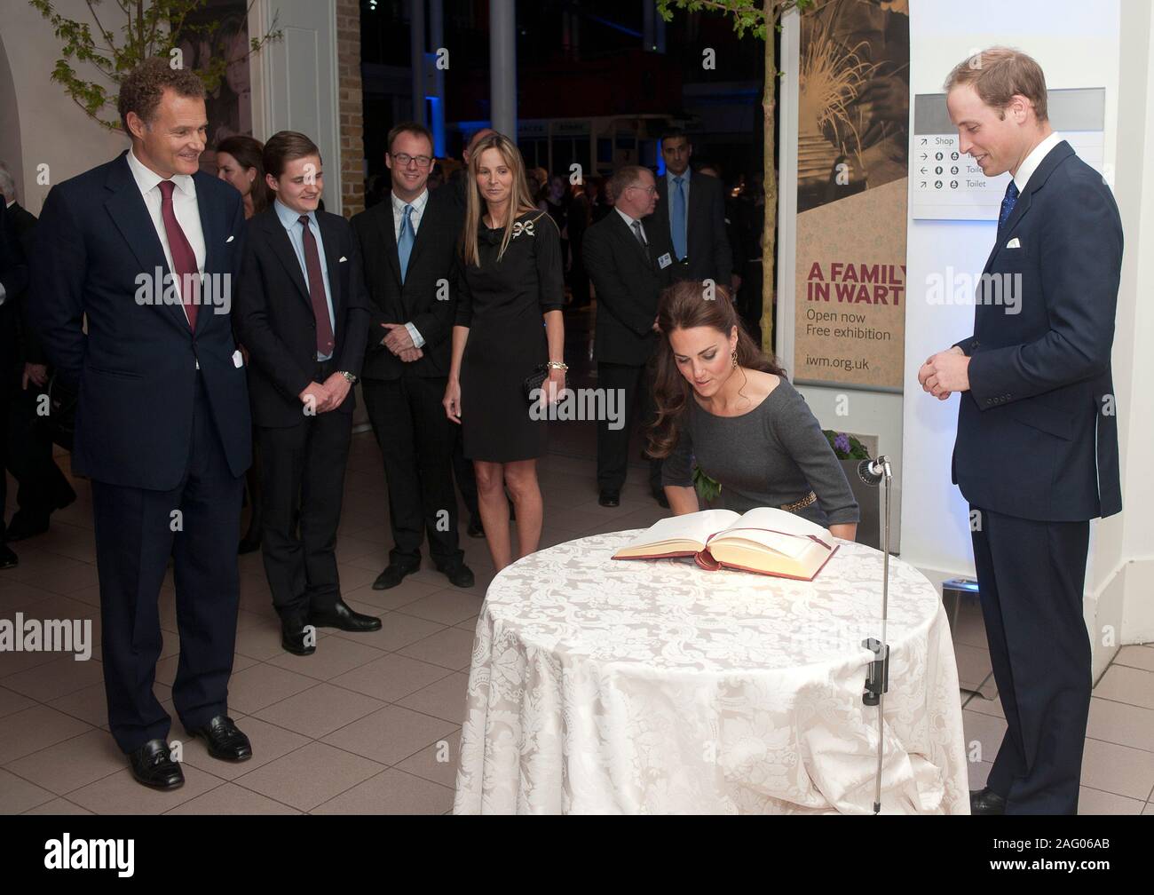 The Duke and Duchess of Cambridge attending a fund raising function at ...