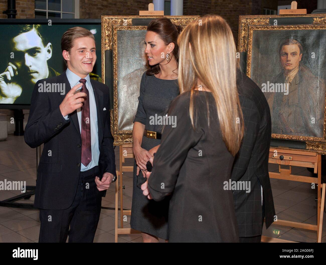 The Duchess of Cambridge with Nicholas Harmsworth son of Viscount and ...