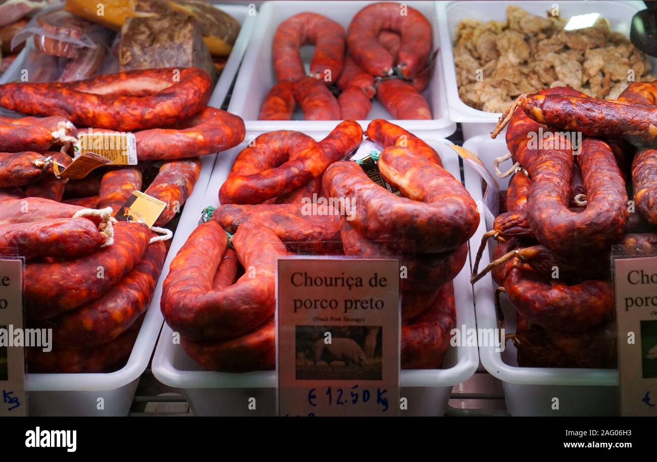 Types of sausage hi-res stock photography and images - Alamy