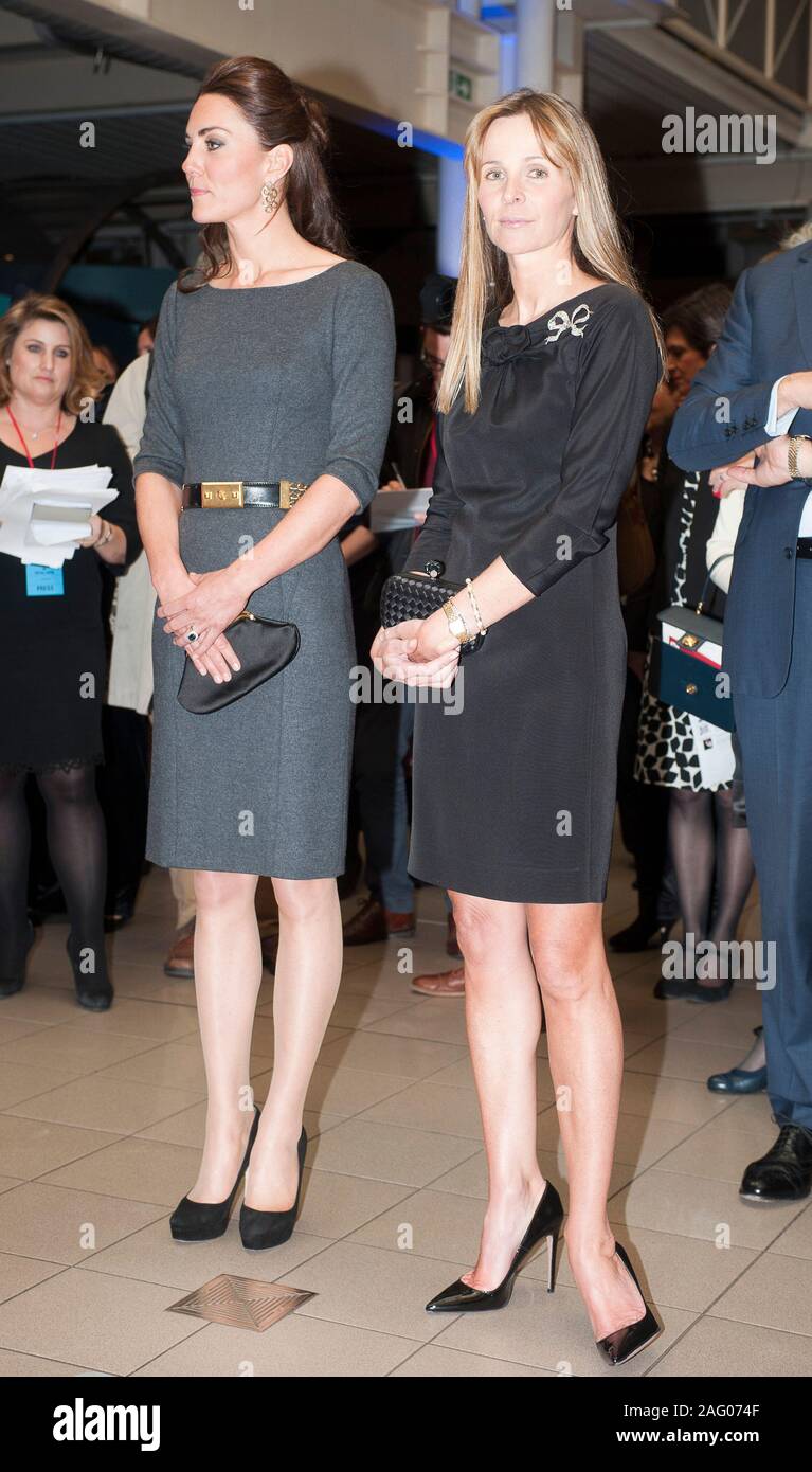 The Duchess of Cambridge attending a fund raising function at the ...