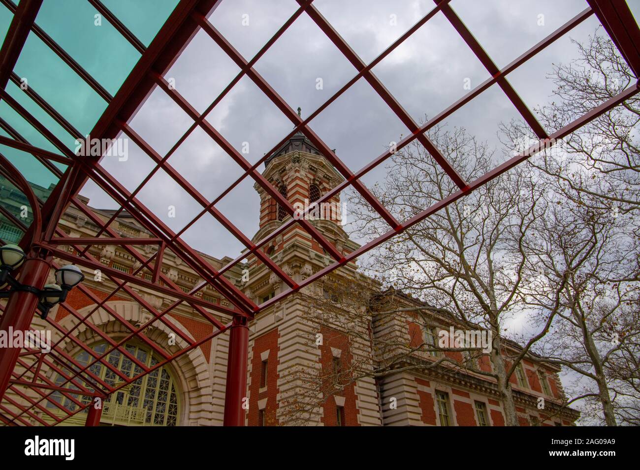Ellis island main building hi-res stock photography and images - Alamy